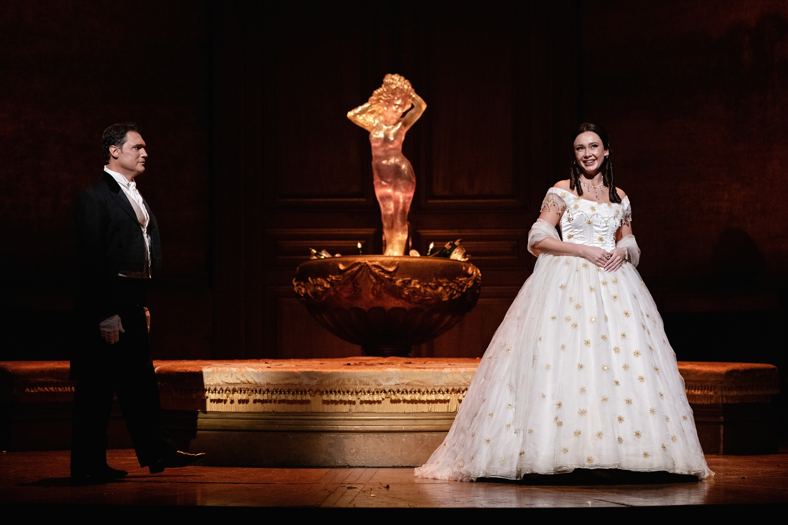 FRANCESCO DEMURO (Alfredo Germont), AIDA GARIFULLINA (Violetta Valéry ...