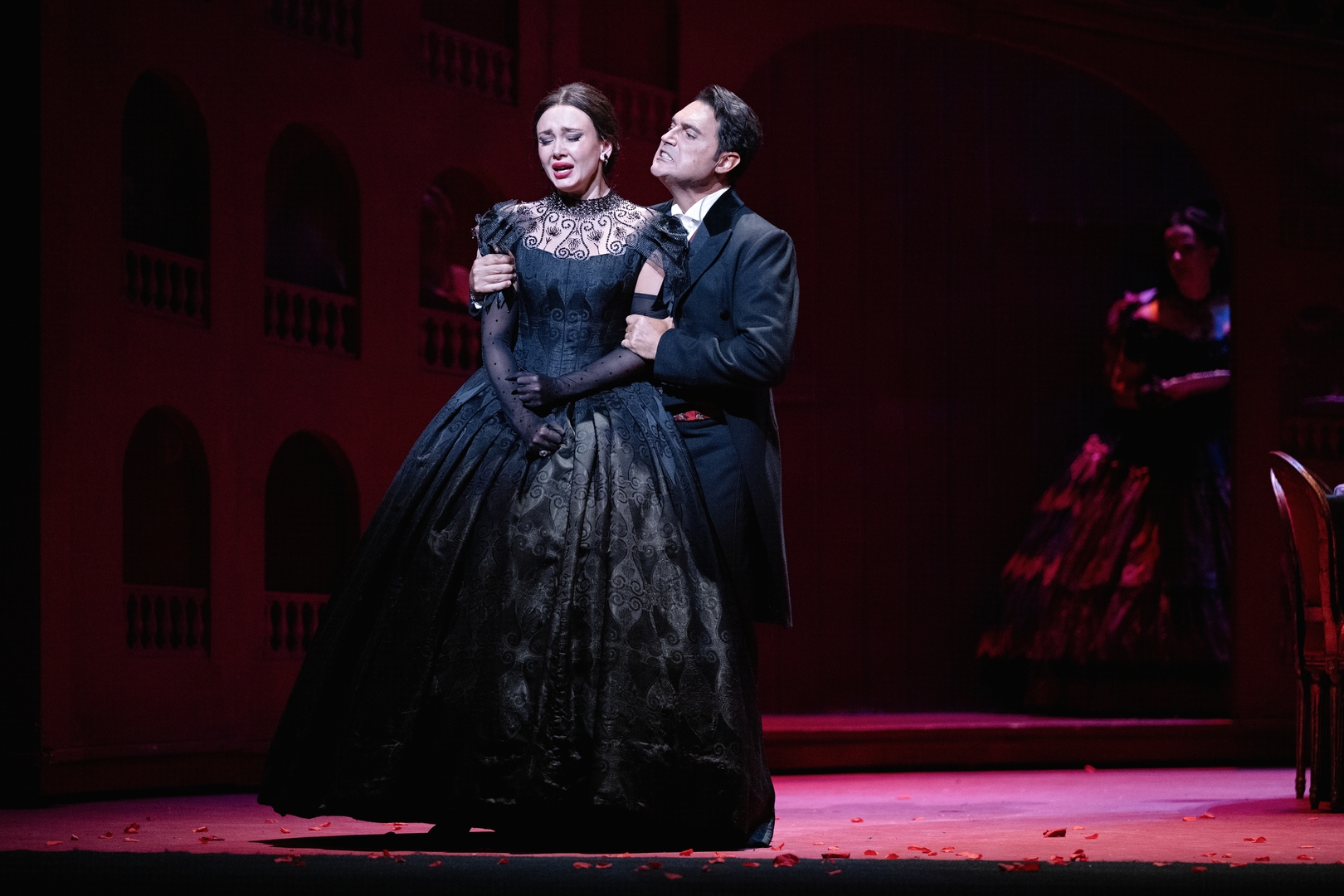 FRANCESCO DEMURO (Alfredo Germont), AIDA GARIFULLINA (Violetta Valéry ...