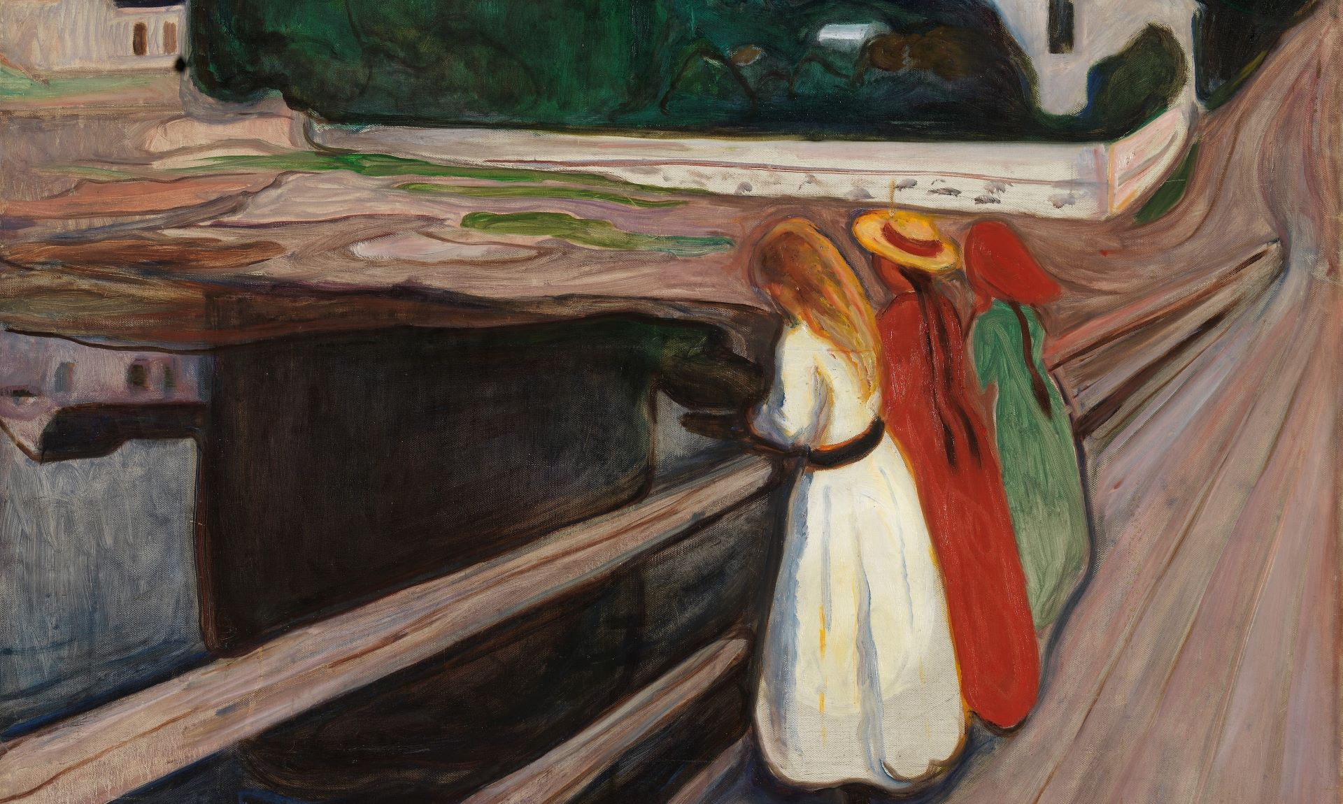 Edvard Munch, Girls on the Bridge, 1901